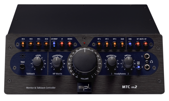 SPL MTC 2381 MKII 录音棚对讲监听控制器_信号_输出_音箱