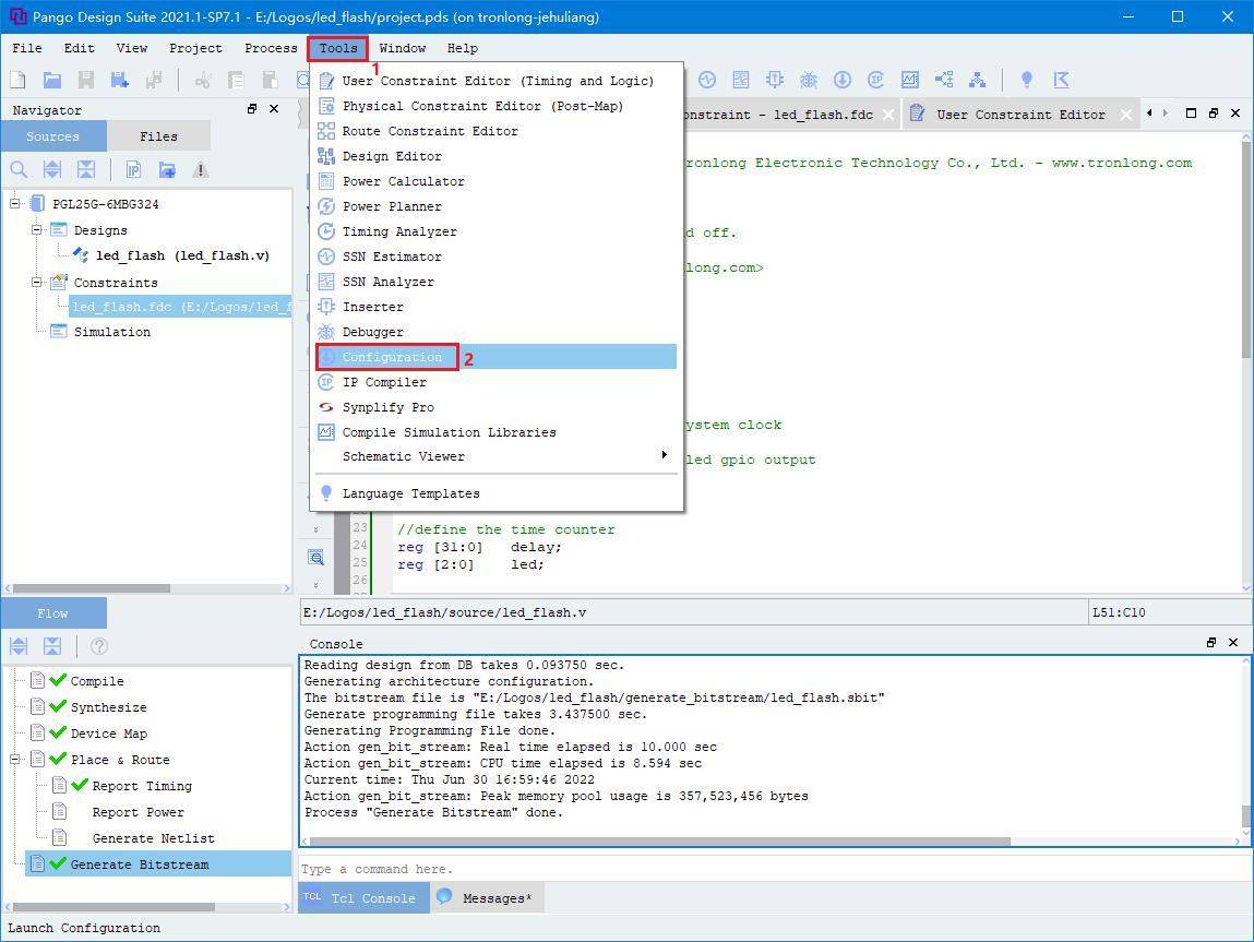 基于pango Design Suitefpga程序加载固化——tms320f28377d开发板评估进行文件