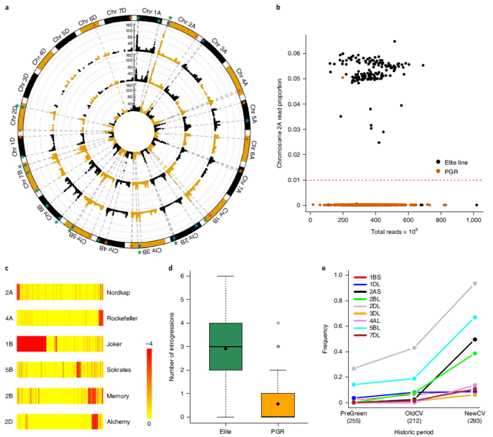 Nature Genetics｜新的预育种策略，促进小麦改良_种质_研究_基因组