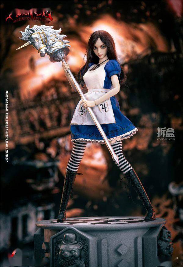 龙山重工 爱丽丝疯狂回归 ALICE 1/6游戏可动兵人女人偶_官方_地台_仿真