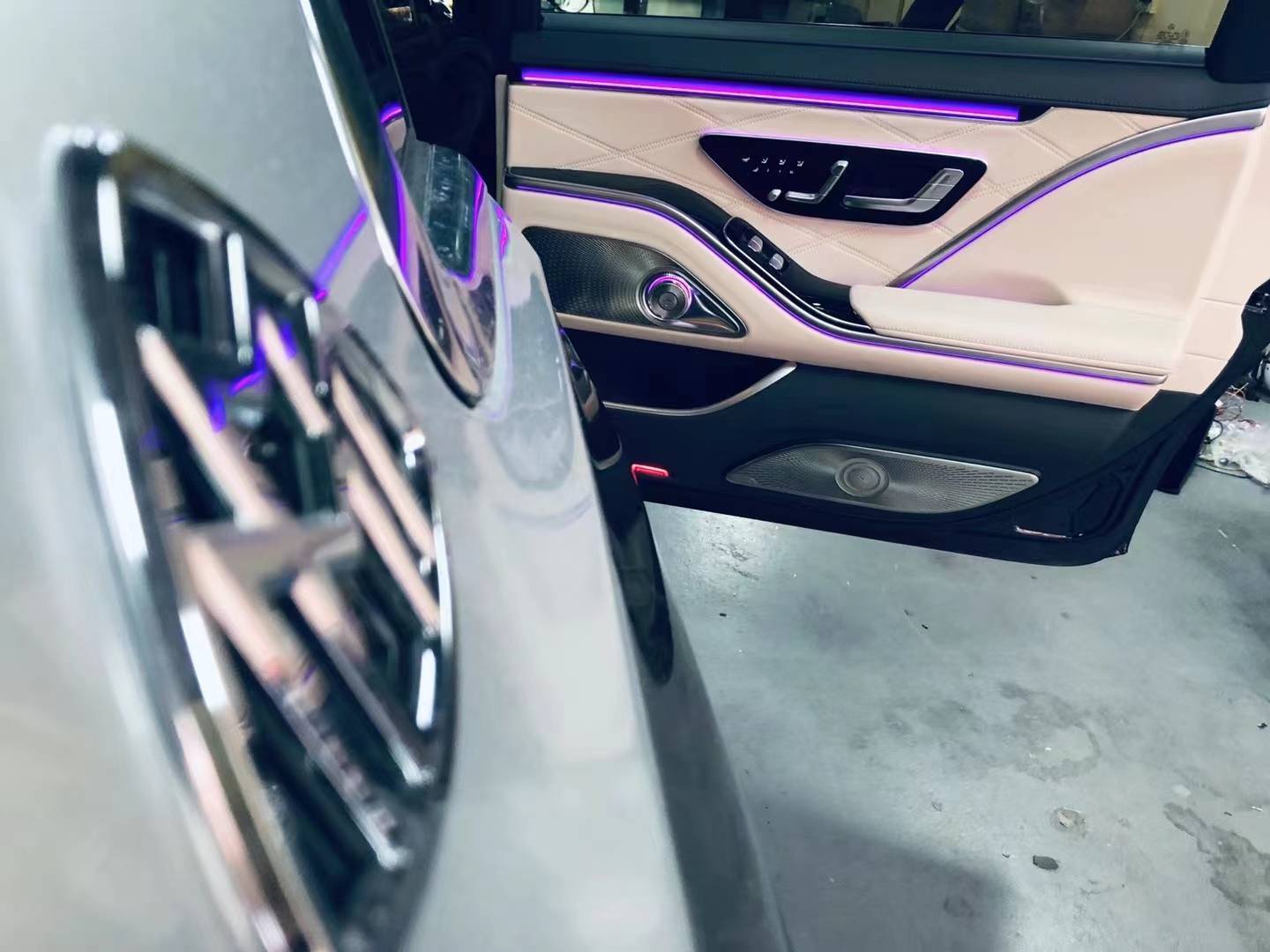 22款迈巴赫S480升级原厂主动式氛围灯+4D旋转高音_搜狐汽车_搜狐网