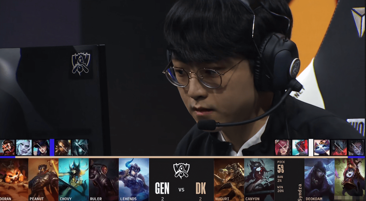 “DK憾负GENG，许秀一脸落寞”，Canyon尽力了，管泽元哭腔解说_比赛_花生_英雄联盟