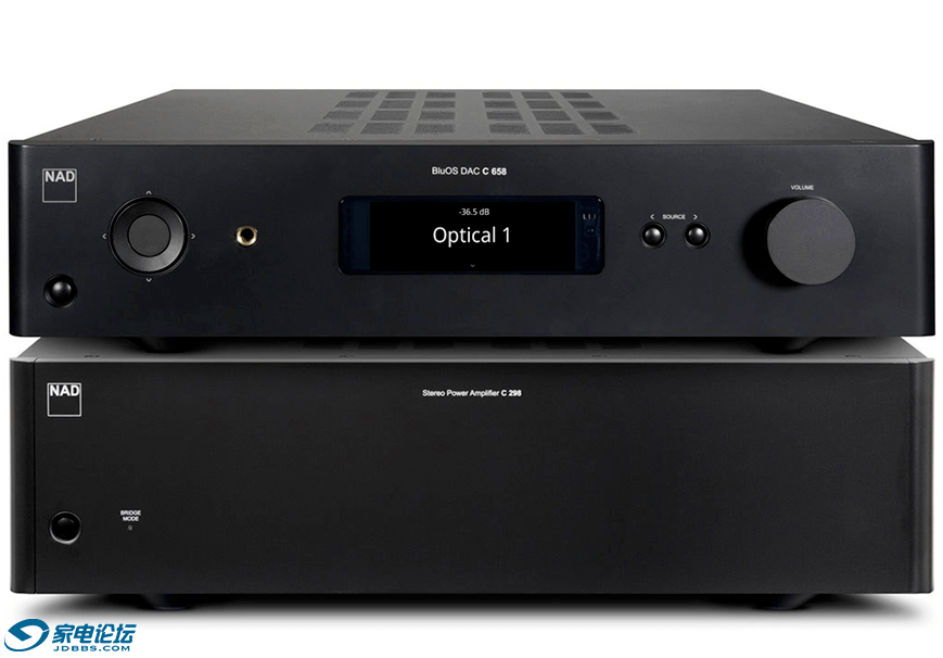 这台NAD当红的多功能前后级套装C658、C298你知道么？_BluOS_前级_音乐
