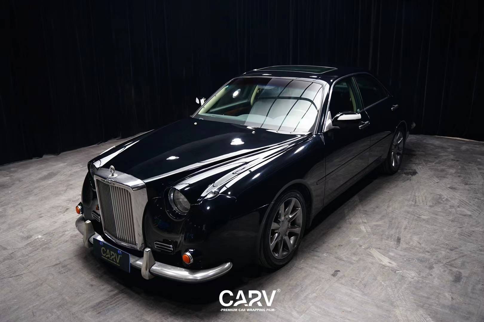 光冈嘉路卡孚CARV改色膜白金钢琴黑，优雅大气_搜狐汽车_搜狐网