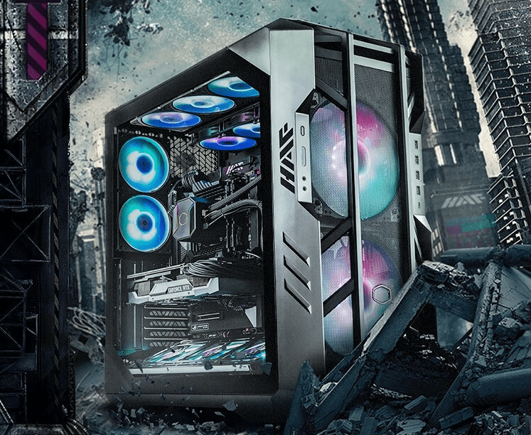 全塔机箱中的巨无霸！酷冷至尊HAF 700评测：17个风扇实现无死角风道_mm_散热_前面板