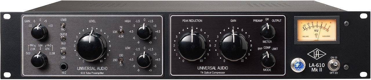 Universal Audio LA-610 MKII 经典人声单通道电子管话放通道条带均衡器限制器_Putnam_Bill_切换