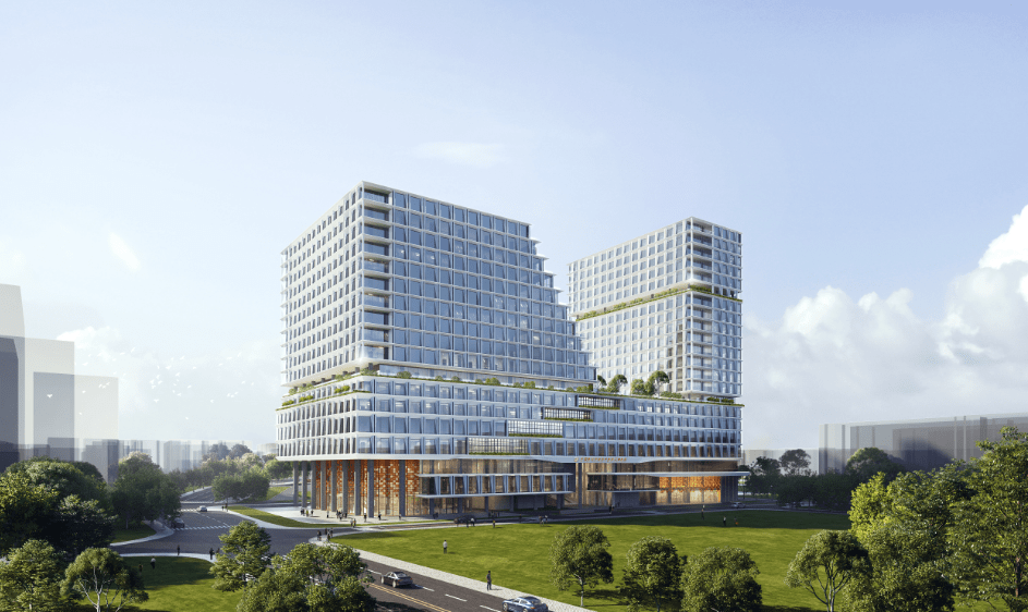 正式开工！心系自然，与城市共生的中国医学科学院阜外医院深圳医院三期项目_空间_建筑_设计