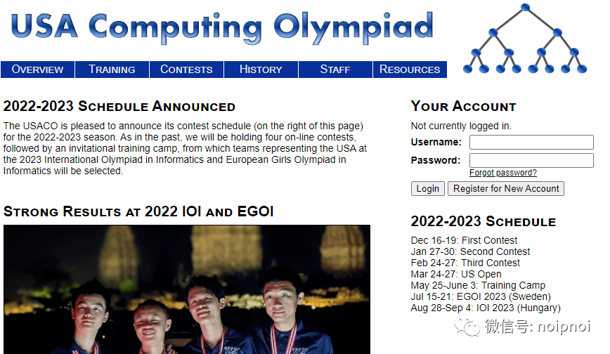 USACO 2022-2023赛季赛程发布，第一轮比赛于12月16日开赛_竞赛_编程_参赛