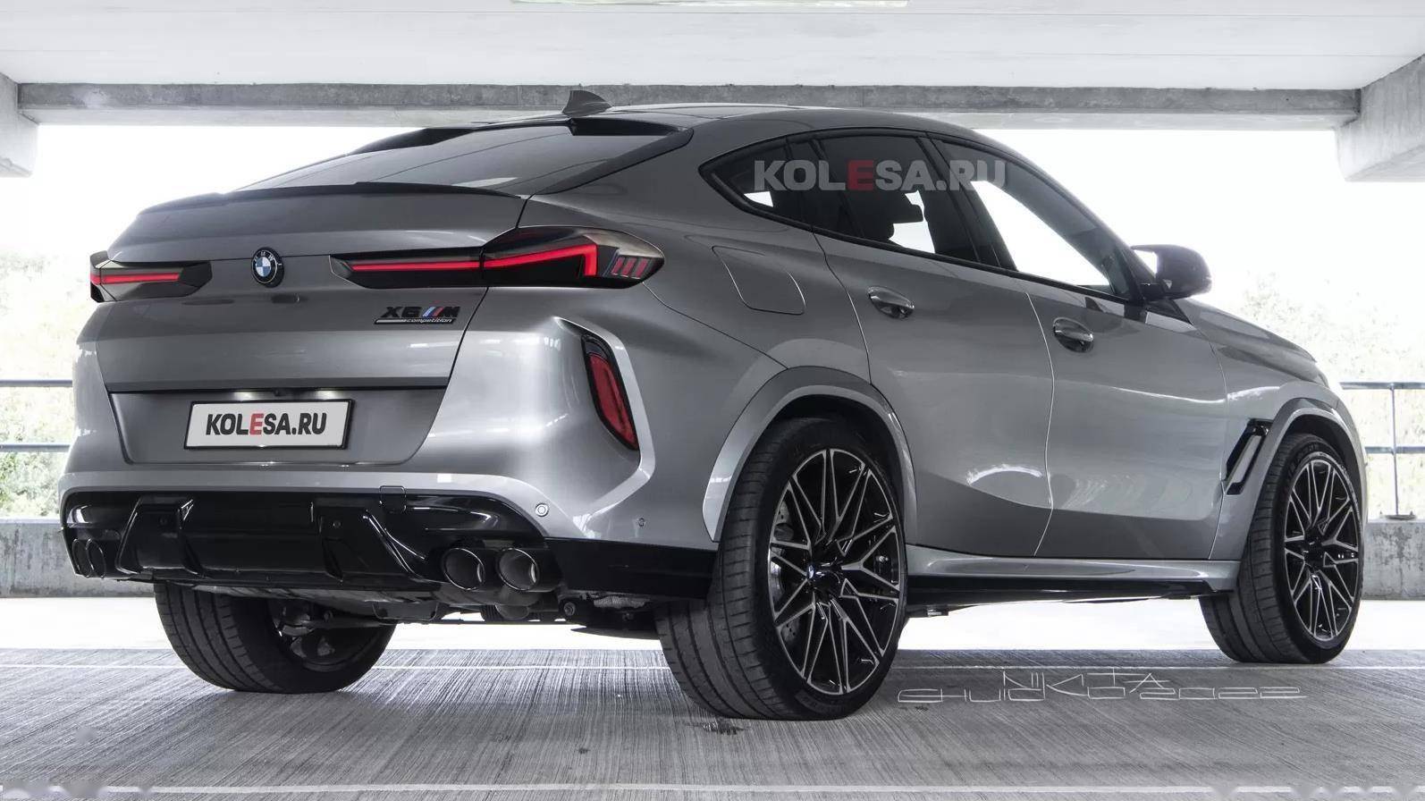 配专属性能组件 BMW新款X6 M渲染图曝光_搜狐汽车_搜狐网