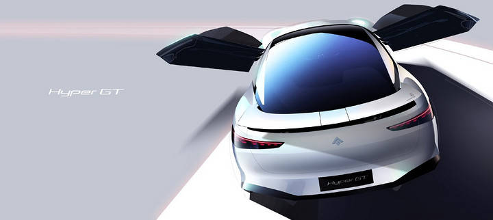 Hyper GT渲染图曝光 难以置信它对标的是小鹏P7！_搜狐汽车_搜狐网