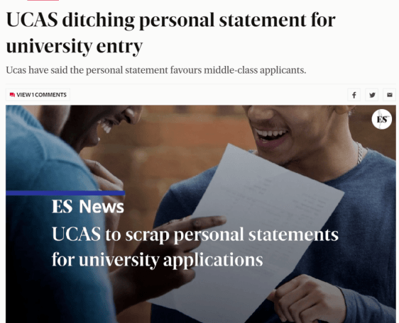 重磅发布！UCAS将取消PS环节！2024fall申请将迎来巨大变化_改革_大学_陈述