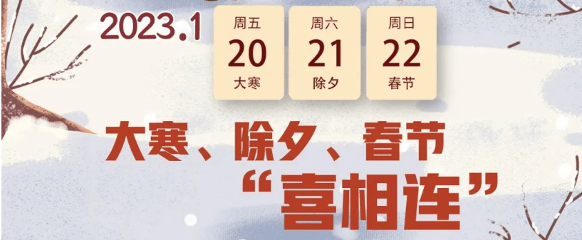 本世纪仅有五次！大寒、除夕、春节 喜相连”农历节气天文