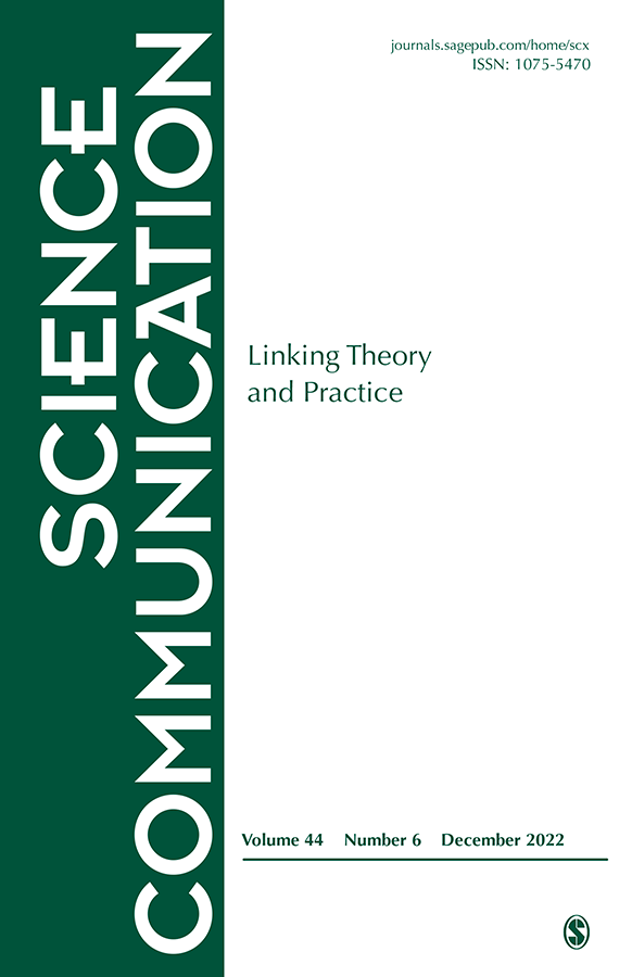 【出版】Science Communication：2022年第6期_信箱