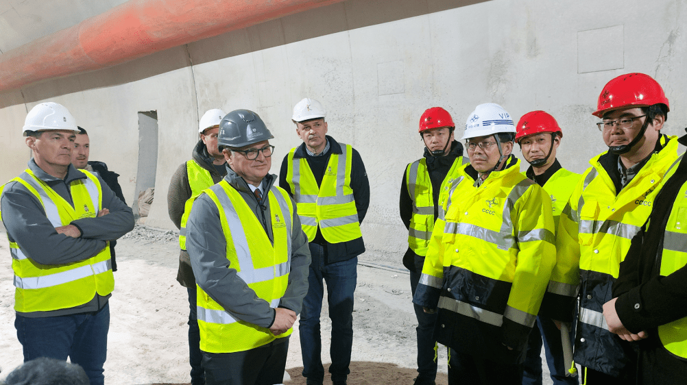 塞尔维亚建设、交通和基础设施部部长戈兰·维西奇视察E763高速普波段项目_隧道_时间