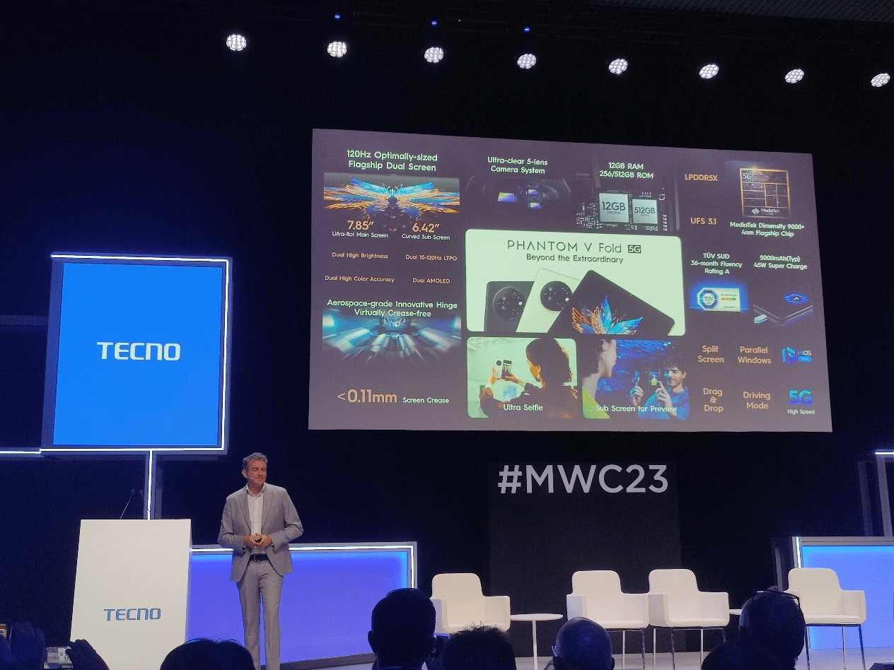 MWC2023 | 传音发布首款折叠屏手机，冲击印度中高端市场_发布会_发展_股价