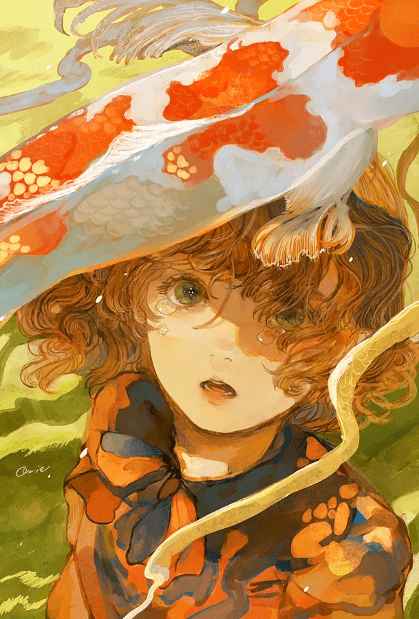 orie|用虚幻梦境般的少女，描绘生活中的自己 | 插画分享_图片_故事_配文