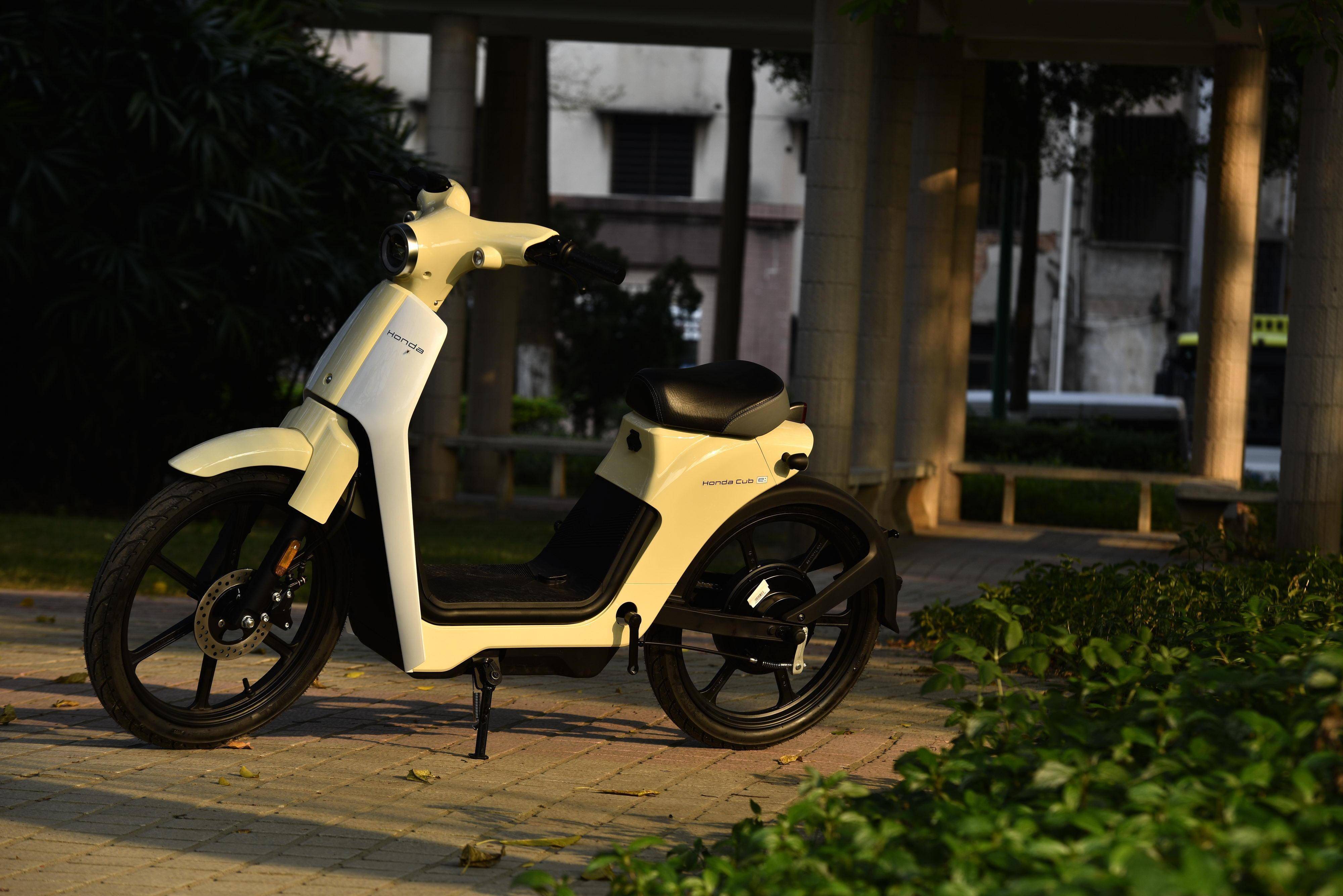 实拍 两轮大全：五羊-本田 Cub e：电动车_搜狐汽车_搜狐网