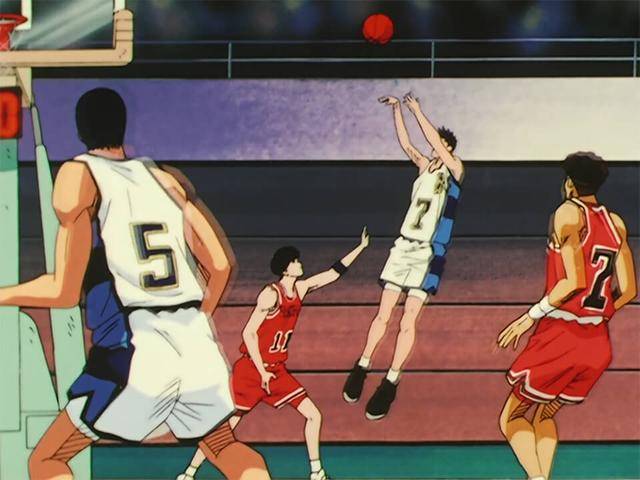 《灌篮高手》湘北战队19场比赛大盘点！樱木天才、流川枫无敌！_高中_离场_联赛