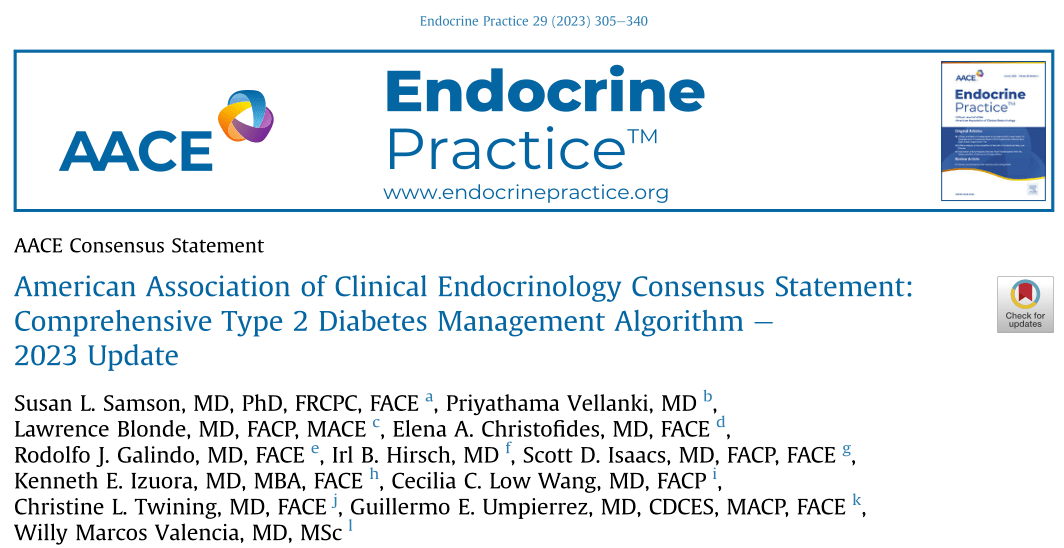 2023版AACE共识声明：糖尿病管理应综合兼顾这 10 个原则_血糖_治疗_患者