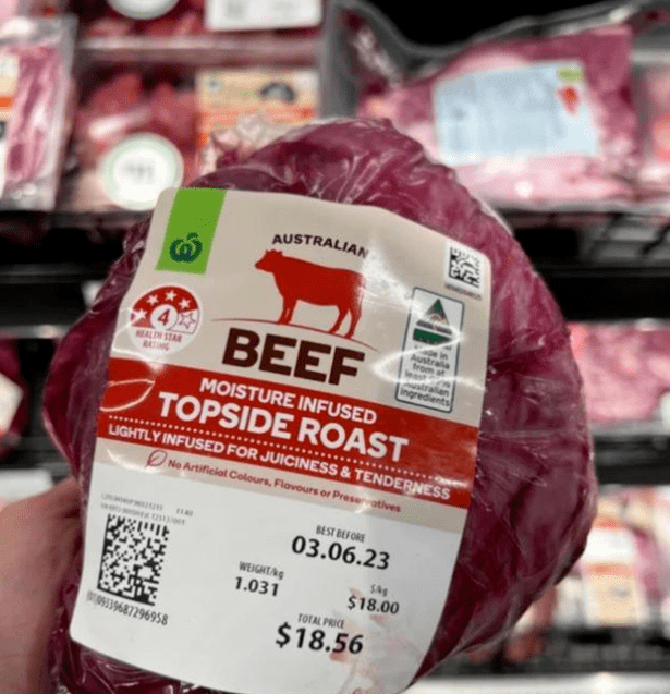 Woolies公开售卖“注水牛肉”！？网友炸锅，有人表示：这是常规操作_烤肉_产品_注入