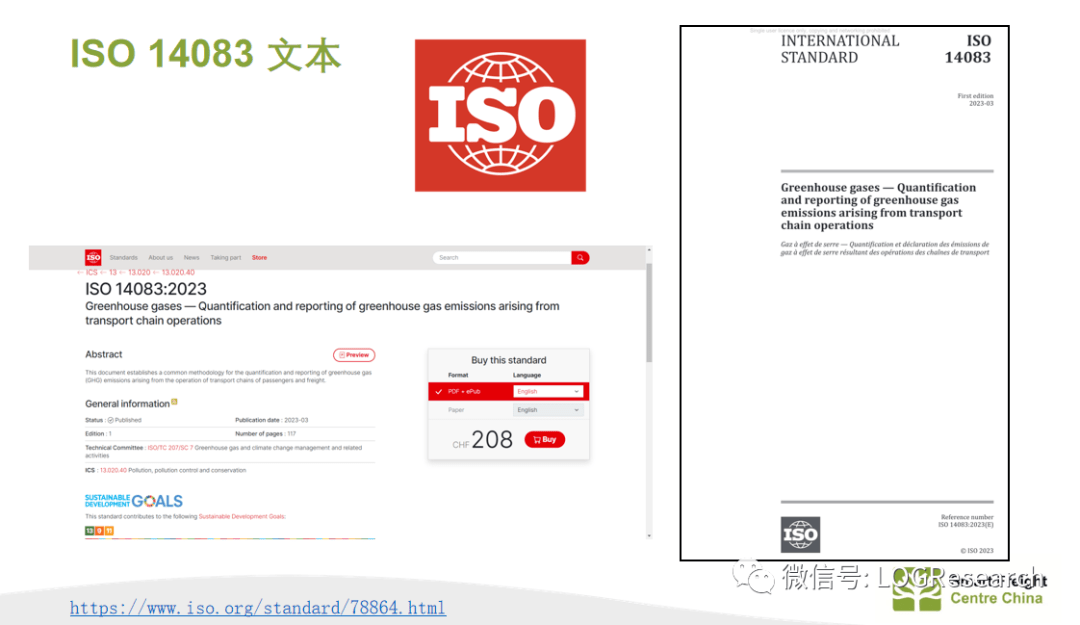 【物流】宋苏：全球物流碳核算标准ISO14083讲解_排放_框架_包括