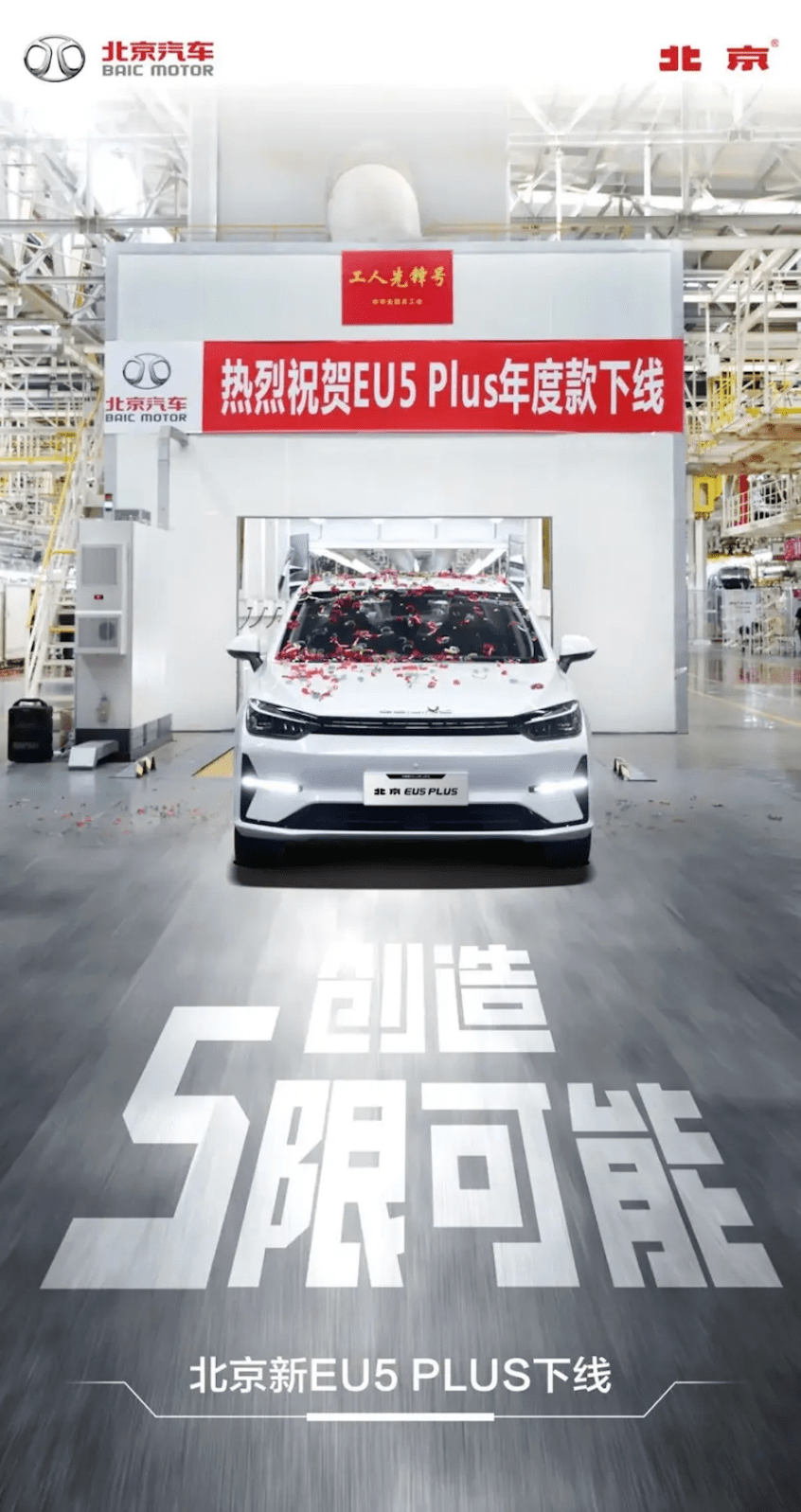 新款北京EU5 PLUS下线 颜值升级/智能化配置提升_搜狐汽车_搜狐网