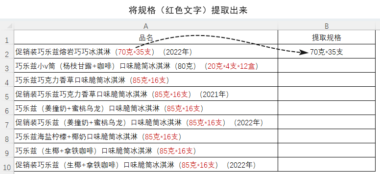 提取多个分隔符之间的字符，没想到用hlookup查找很简单！ 思路 公式 括号