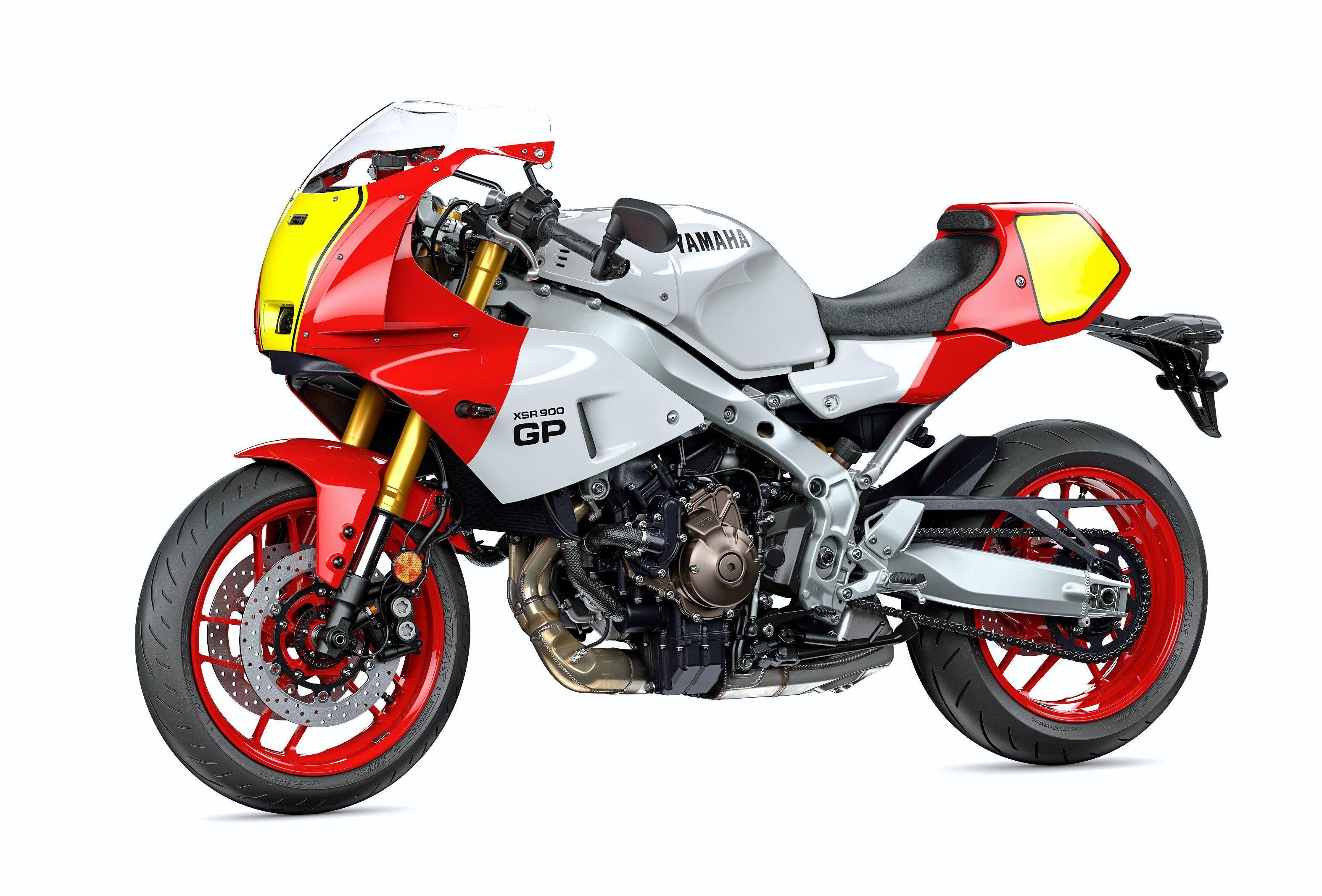 细节简介：Yamaha 2024 XSR900 GP 复古跑车_搜狐汽车_搜狐网