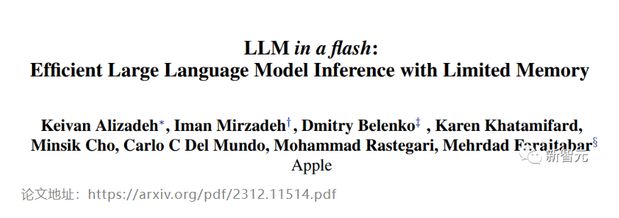 LLM推理飙升25倍！苹果超高效内存优化将大模型塞进iPhone，2秒视频生成逼真3D化身_数据量_运行_高斯